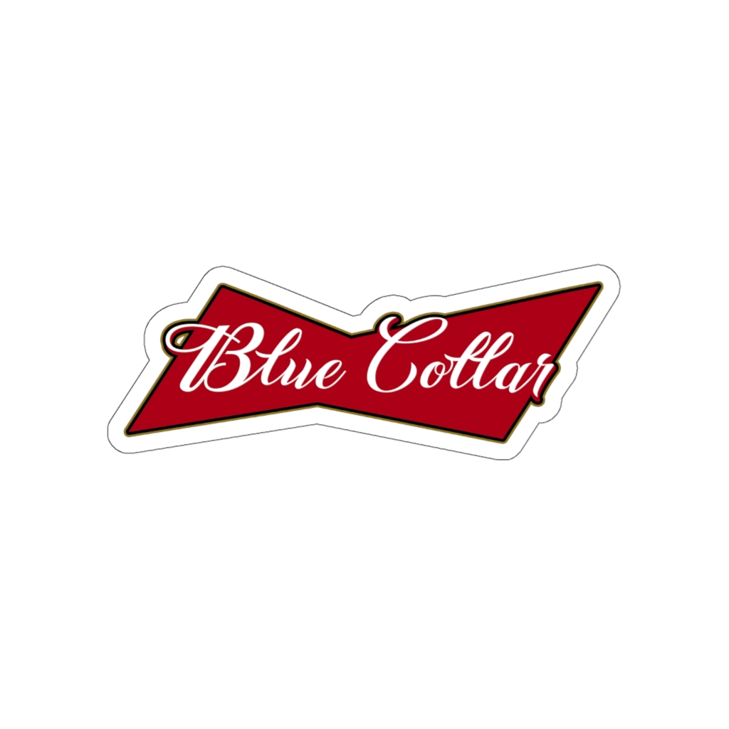 Blue Collar Sticker - Outlaw Morgan